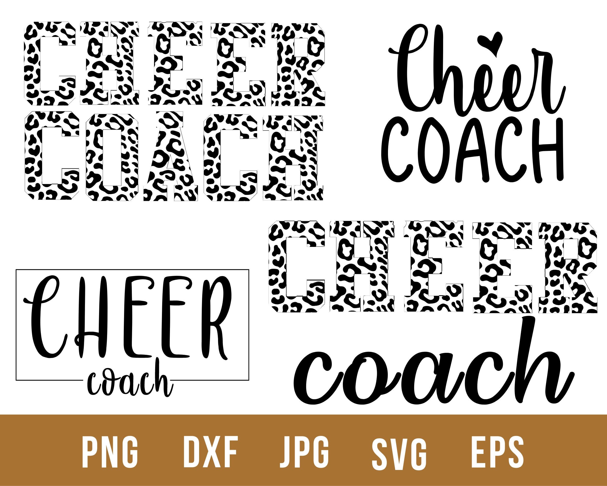 Cheer Coach Svg Cheer Svg Cheer Png Cheerleading Svg - Etsy
