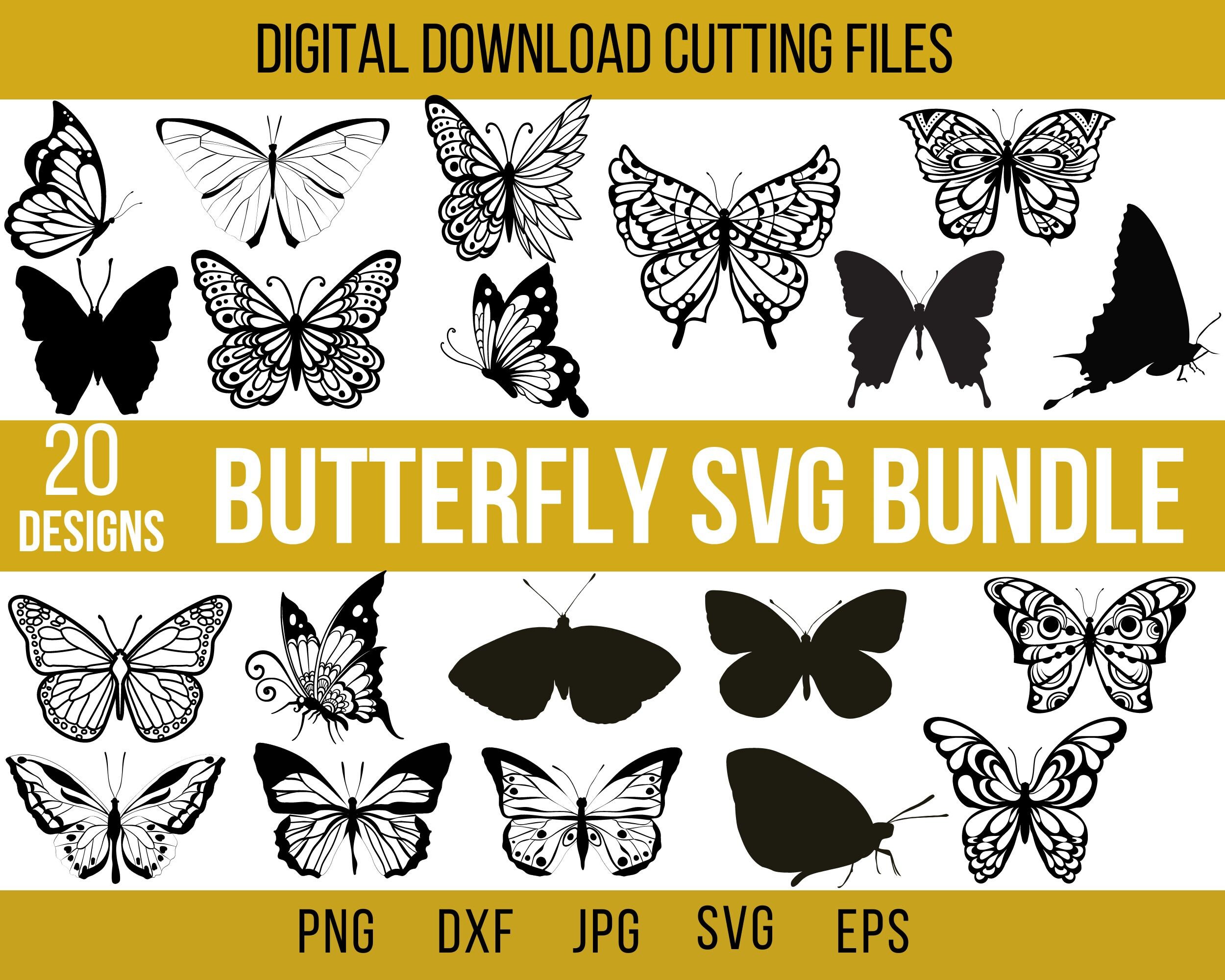 Butterfly Svg Butterfly Png Butterfly Clipart Butterflies - Etsy