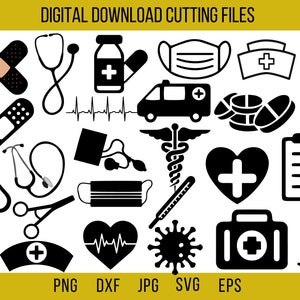 Medical SVG, Clipart, and PNG Files for Your Healthcare Designs ...