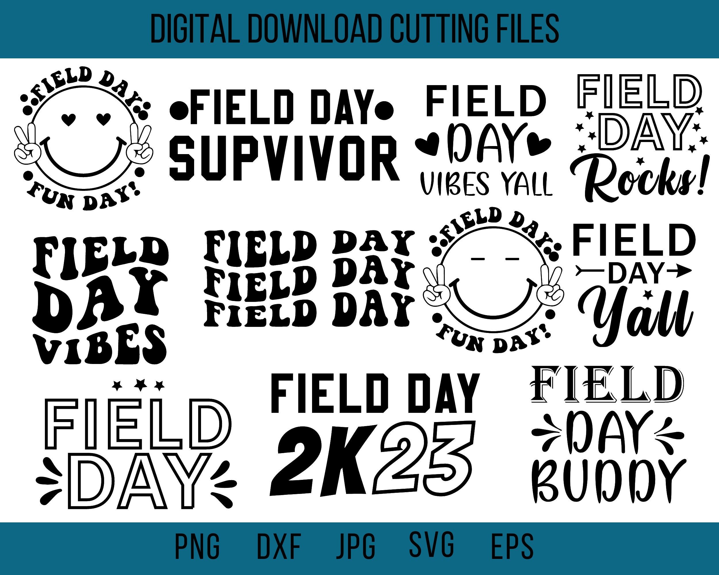 Bundle of Field Day Svg Field Day Shirt Field Trip Svg - Etsy