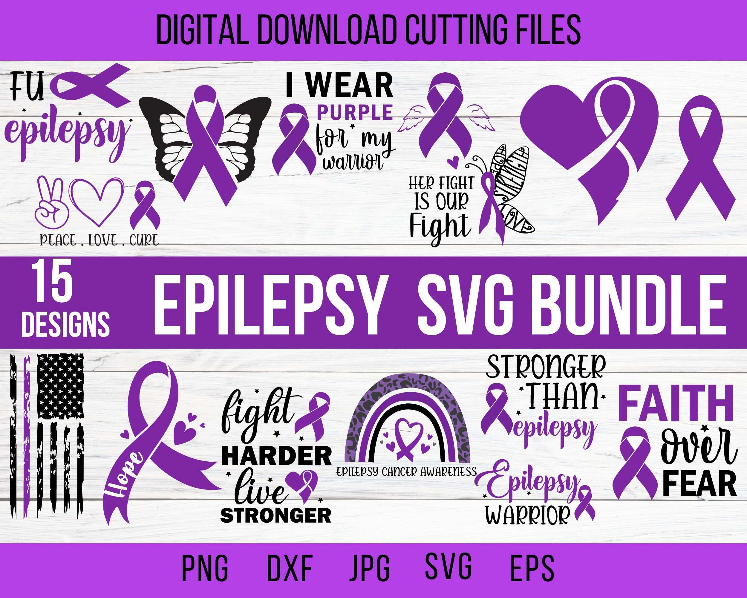 Bundle of Epilepsy Svg Cancer Ribbon Svg Ribbon Svg - Etsy Australia