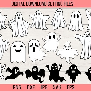 Ghost Svg, Ghost Face Svg, Cute Ghost Svg, Spooky Svg, Spooky Season ...