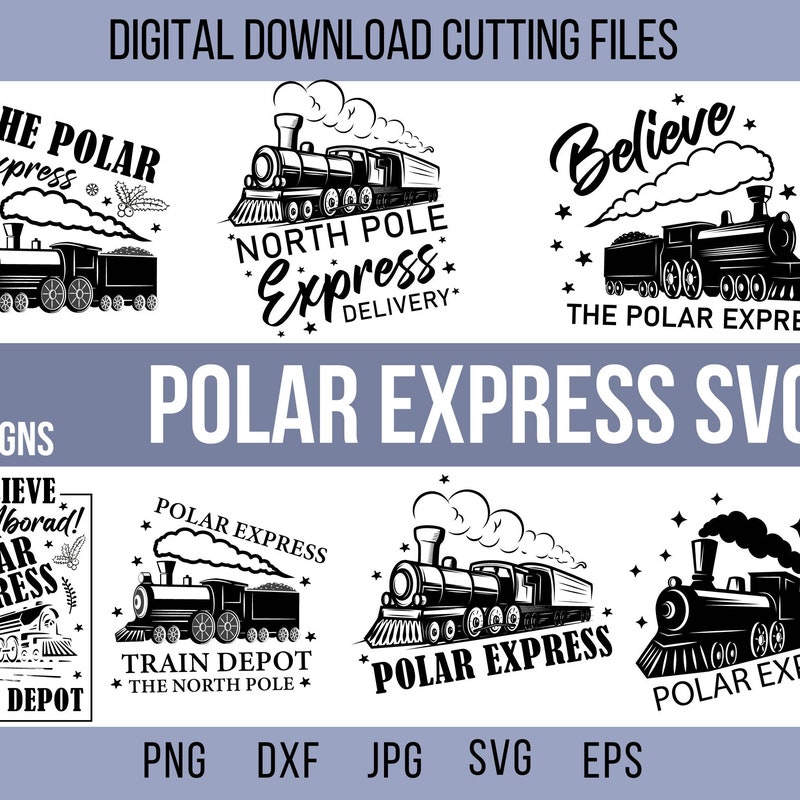 Polar Express Svg - Etsy