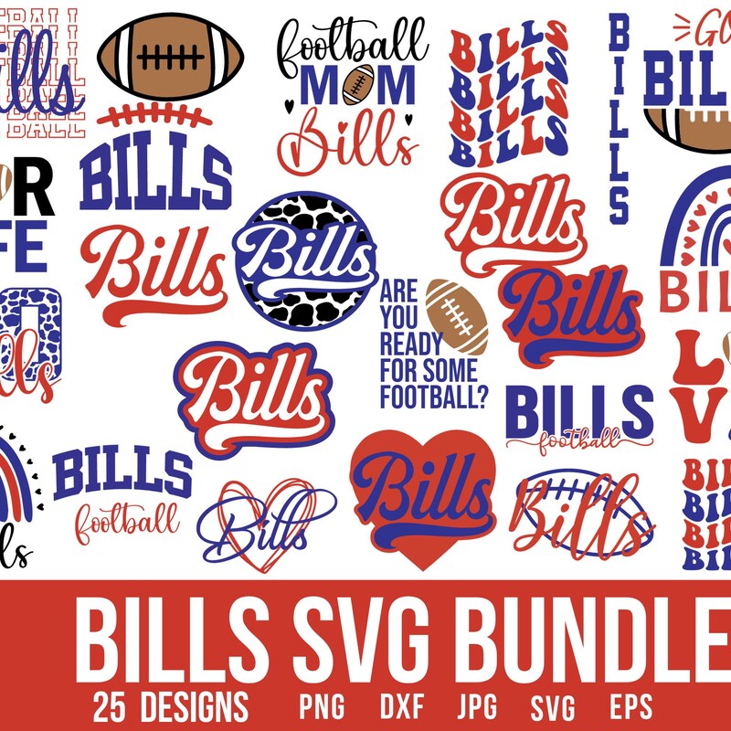 Buffalo Bills Clipart - Etsy