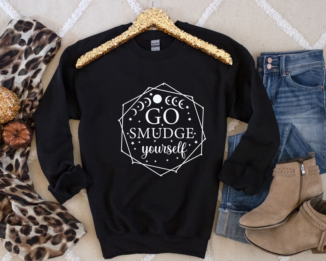 Go Smudge Yourself Svg, Go Smudge Yourself, Witchy Svg, Halloween Bingo ...