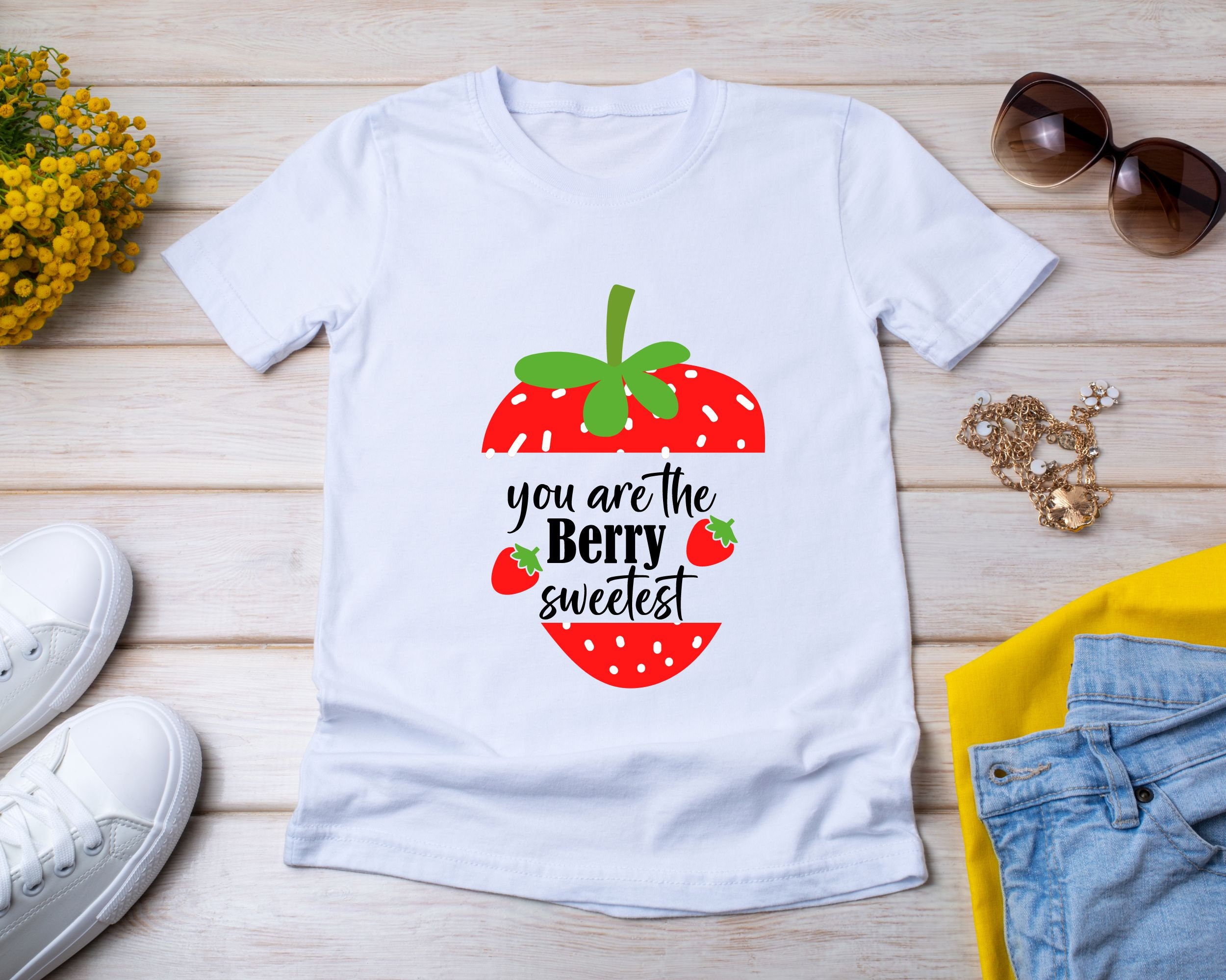 Strawberry Clipart: Fruit SVG Bundle (digital Download) - Etsy