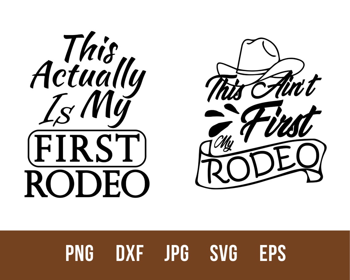 20 Rodeo Svg Bundle Barrel Racer Svg My First Rodeo Svg - Etsy