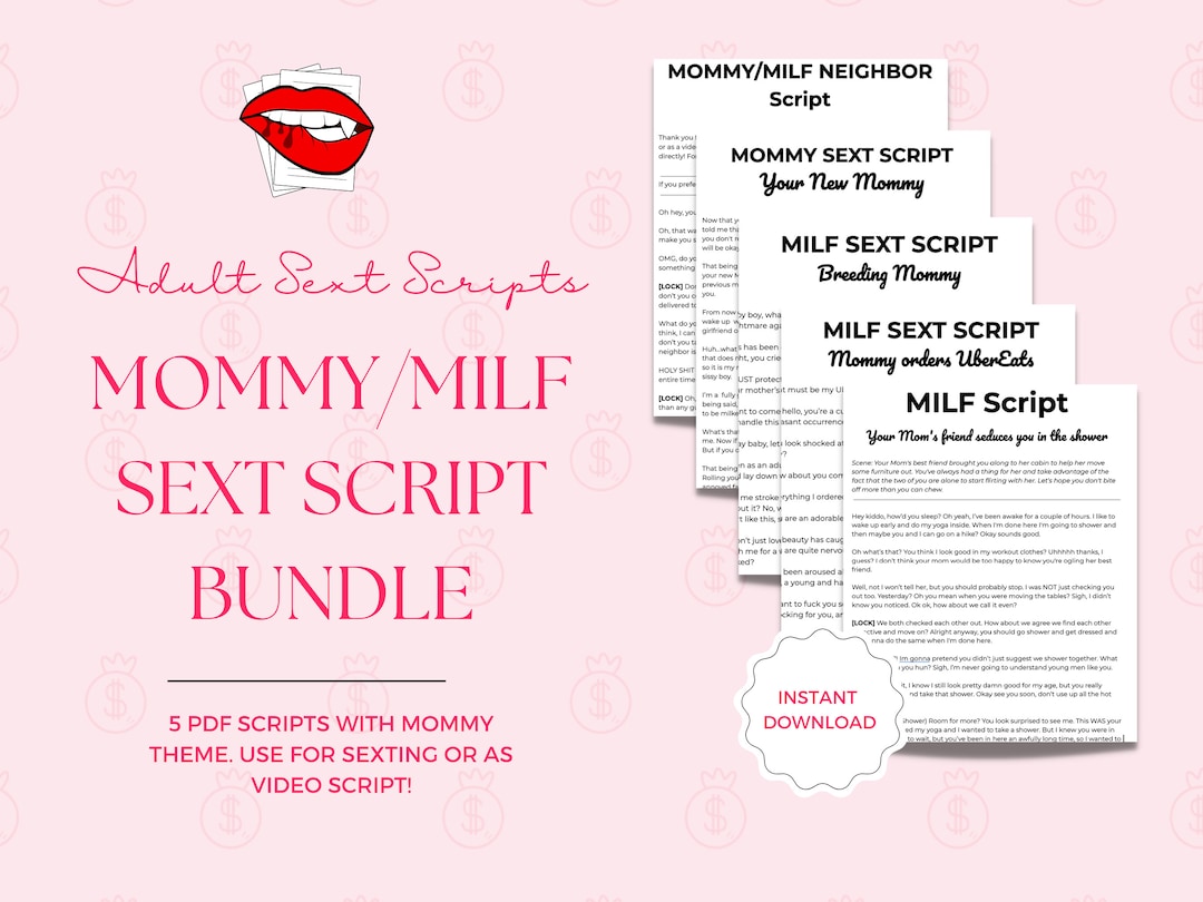 Mommy Script Bundle, MILF Sext Scripts, Adult Model, Onlyfans Sexting ...
