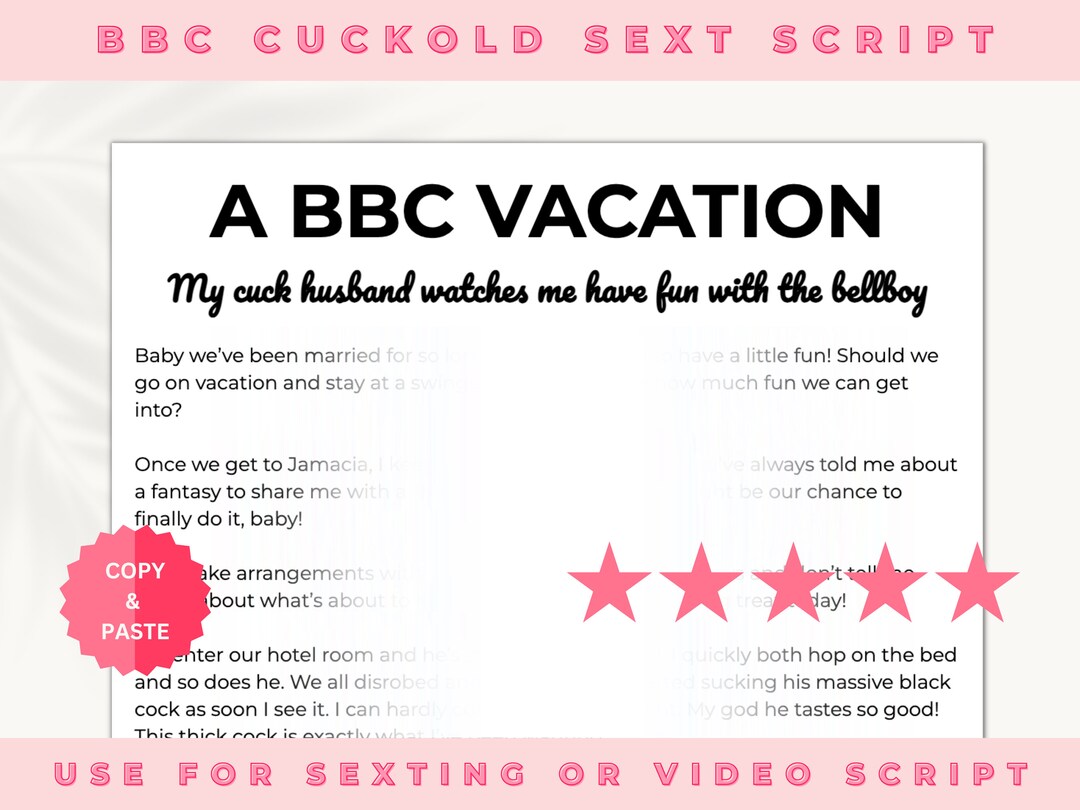 Sext Script, BBC Script, Cuckold Script, Adult Creator, Sext Script, Fetish, Taboo, Video ...