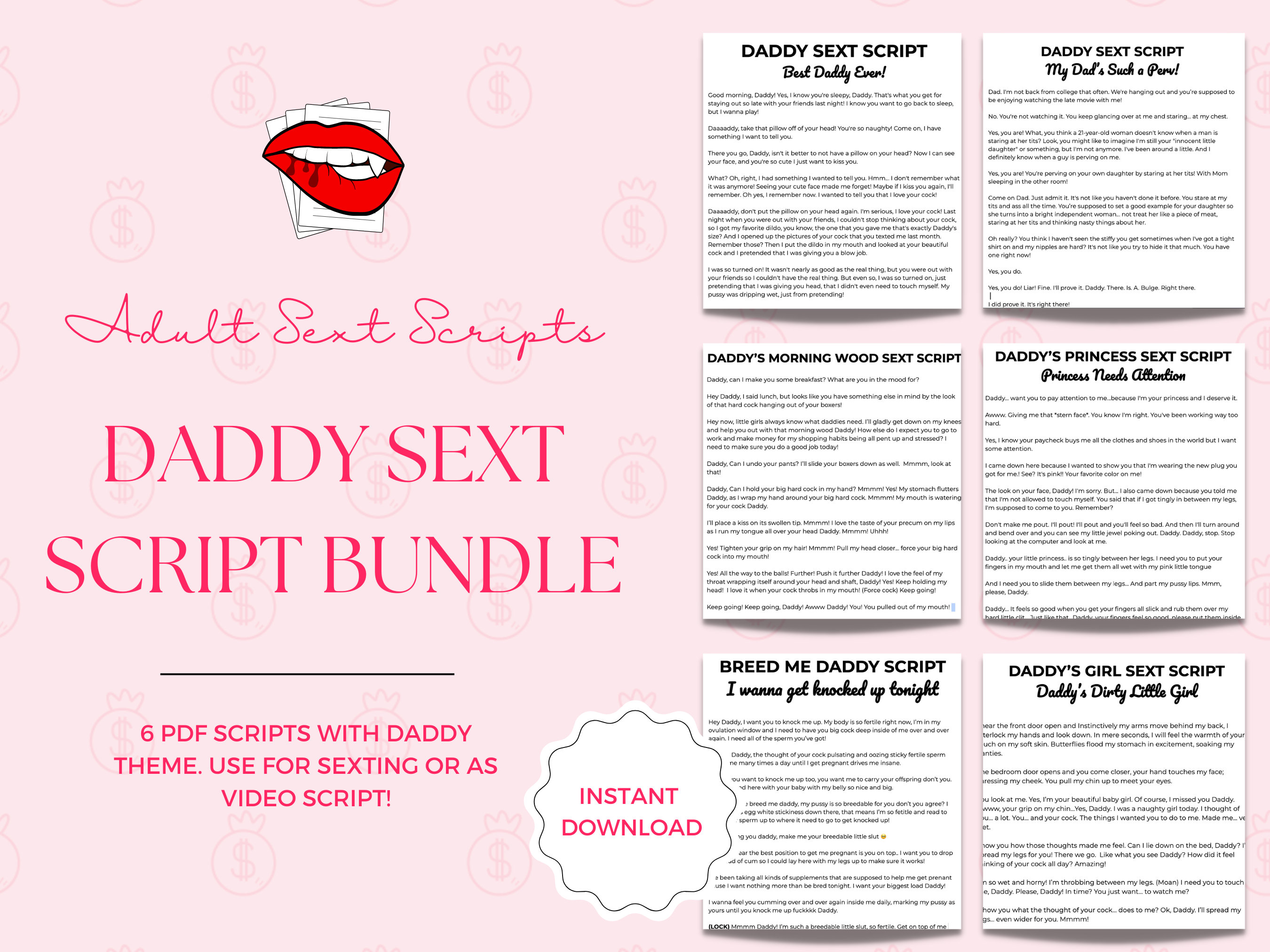Daddy Script Bundle, Sext Scripts, Erwachsene Model, Onlyfans Sexting ...