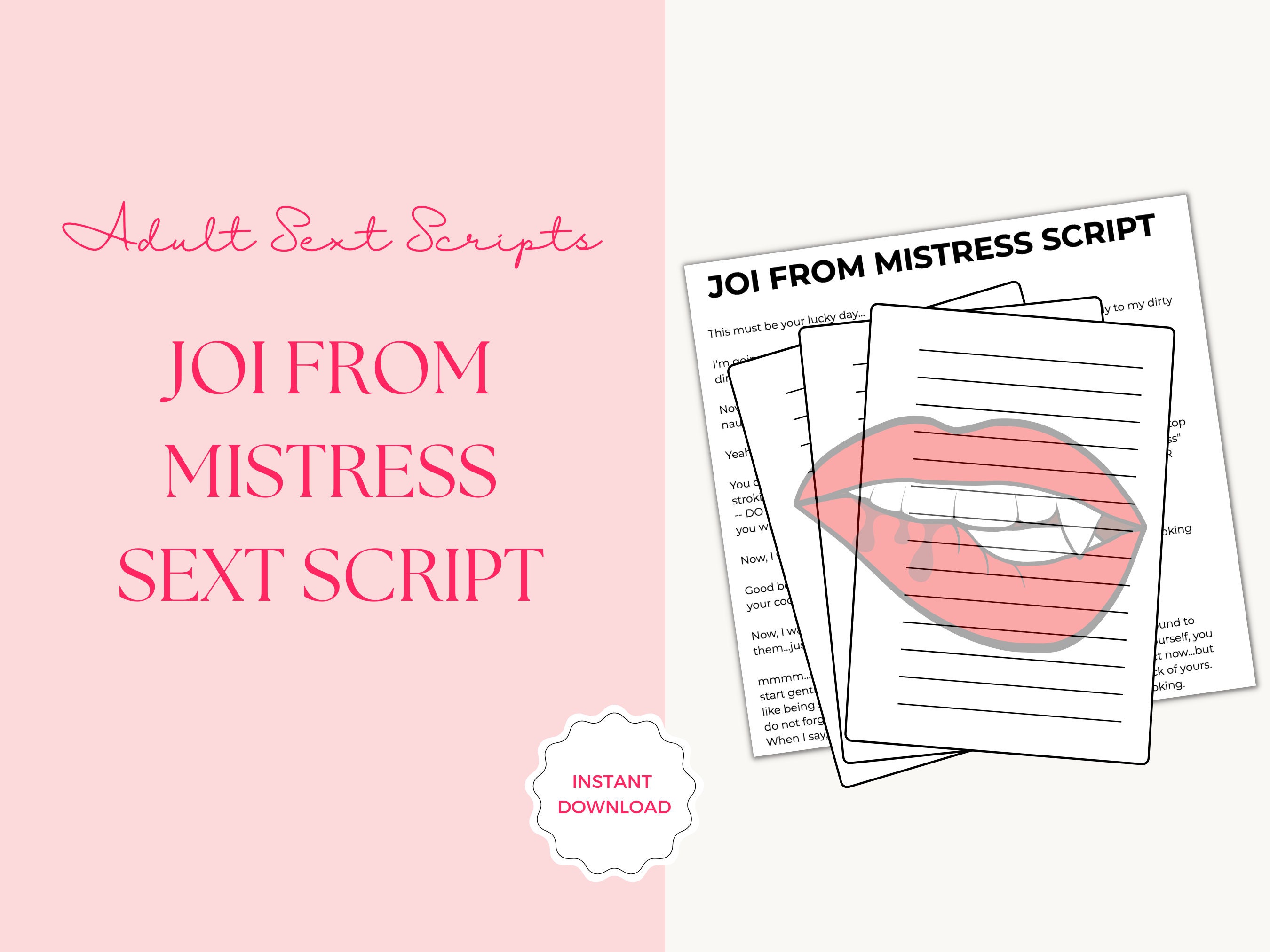 JOI Script, JOI Sexting Script, Adult Model, Onlyfans Sexting Scripts, Fetish Script, Onlyfans ...