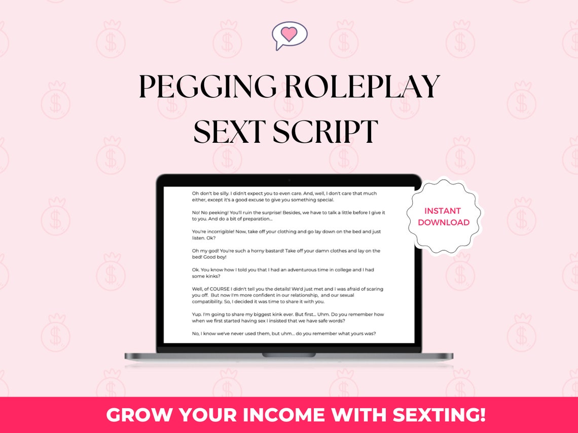 Pegging Script, Onlyfans Script, Adult Model, Onlyfans Sexting Scripts, Fetish, Taboo, Onlyfans ...