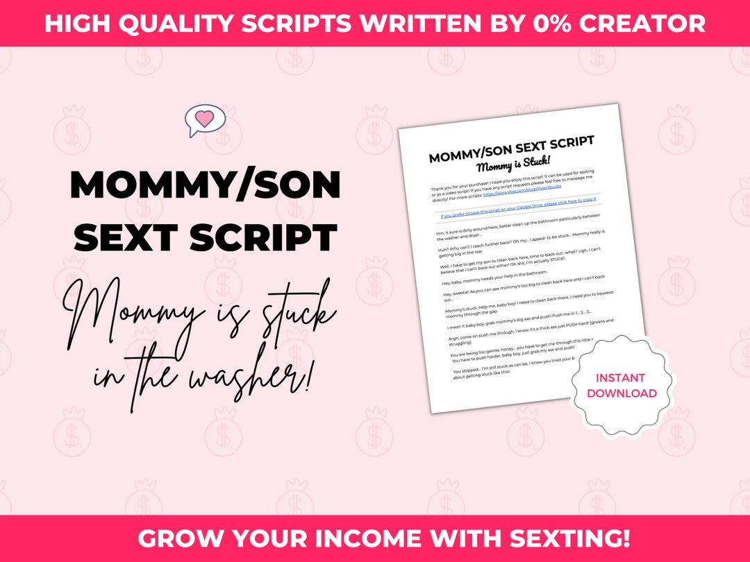 Mommy Son Script Adult Model Onlyfans Sexting Scripts Fetish Model ...
