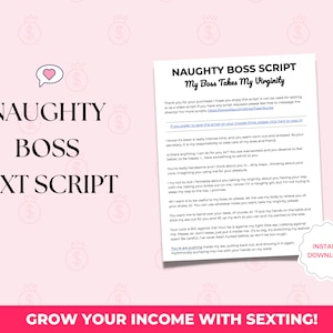 Naughty Boss Script Naughty Secretary Sexting Script, Adult Model ...