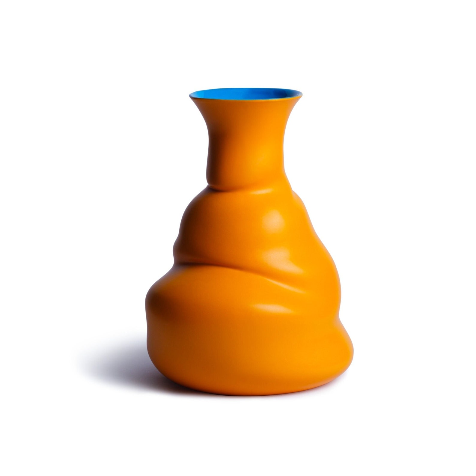 Handmade Large Ceramic Vase, 26 Cm Long, Curvy Vase - Etsy