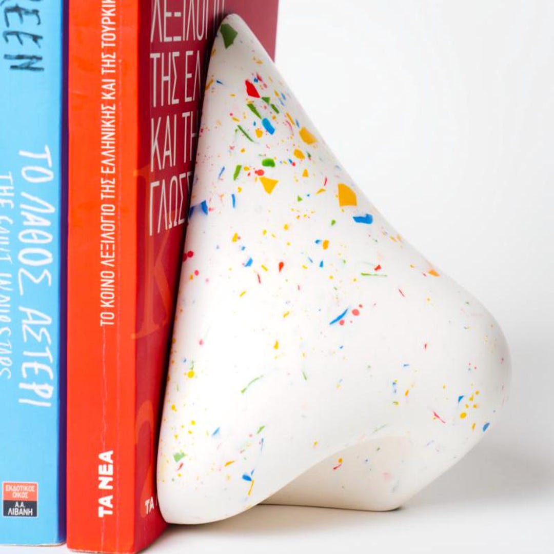Limited Edition Concave Shaped Nose Bookend | Fun Bookend Gift | Modern ...