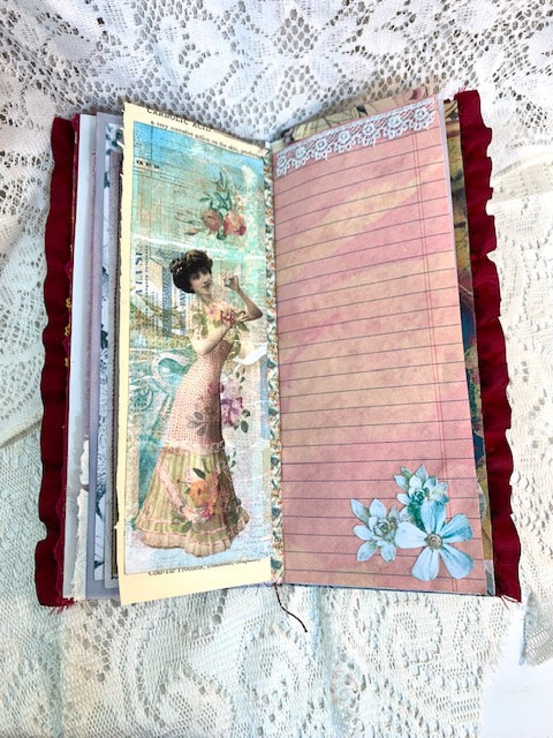 Tall Skinny Journal, Travelers Notebook, Romantic Journal, Spring ...