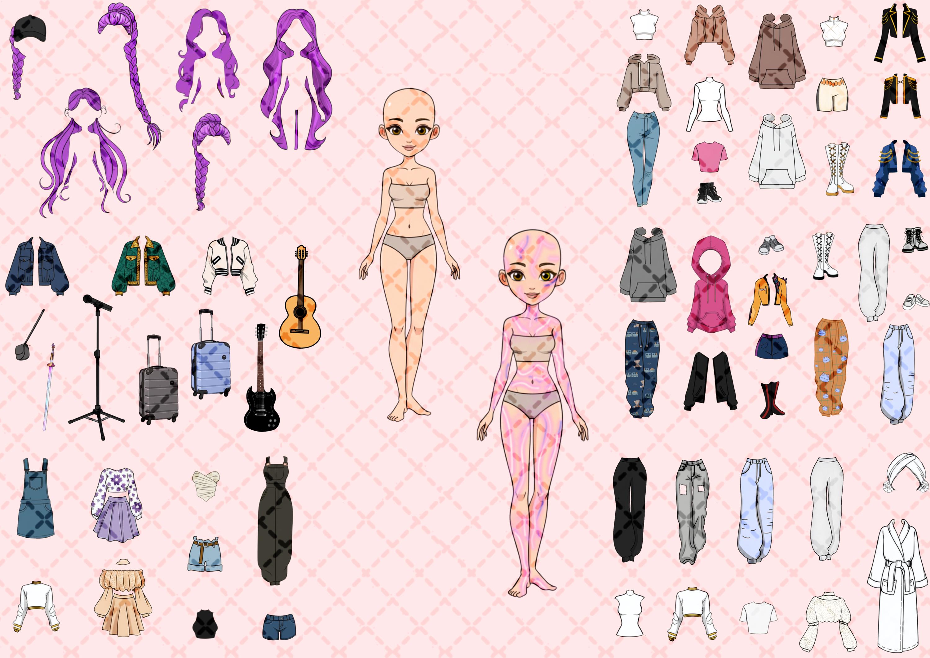 Let's Dress'e Kpop Demon Hunters Rumi | Digital Paper Doll & Dress up ...