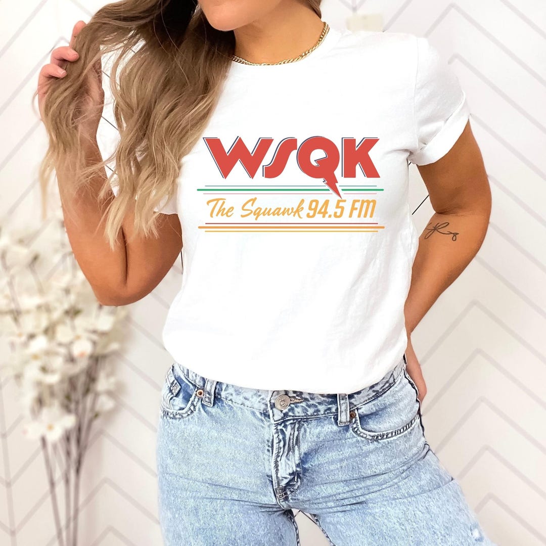 WSQK the Squawk Shirt, Radio 94.5 FM Tee, Lucas Quote Vintage 80s Sci ...