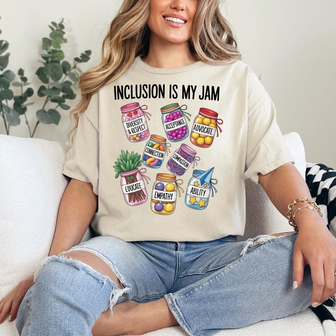 Inclusion is My Jam Shirt, Neurodiversity Shirt, Special Education ...