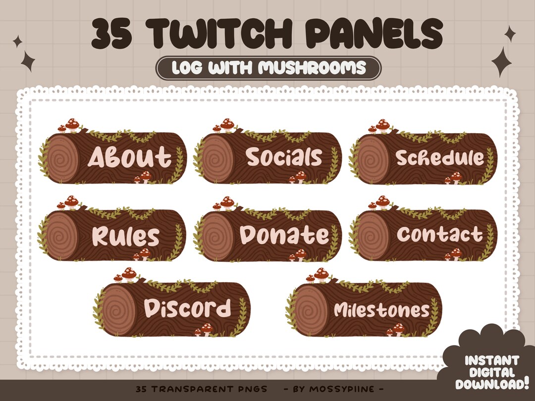 35 Cozy Twitch Panels Twitch Panels Lofi Twitch Stream Cozy Log ...