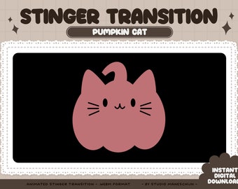 Twitch Stinger Transition Cute Pink Flower Stream - Etsy