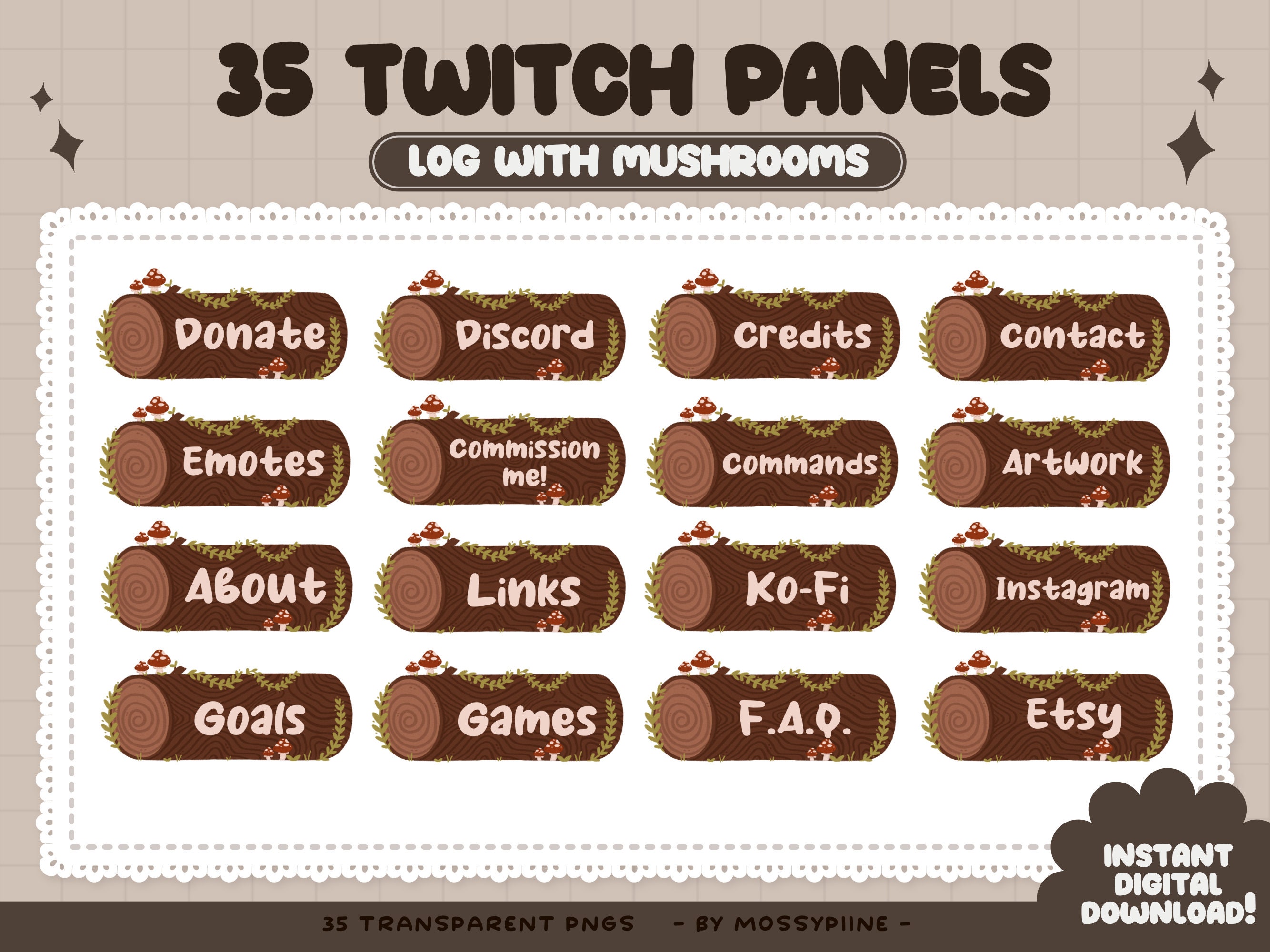 35 Cozy Twitch Panels Twitch Panels Lofi Twitch Stream Cozy Log ...