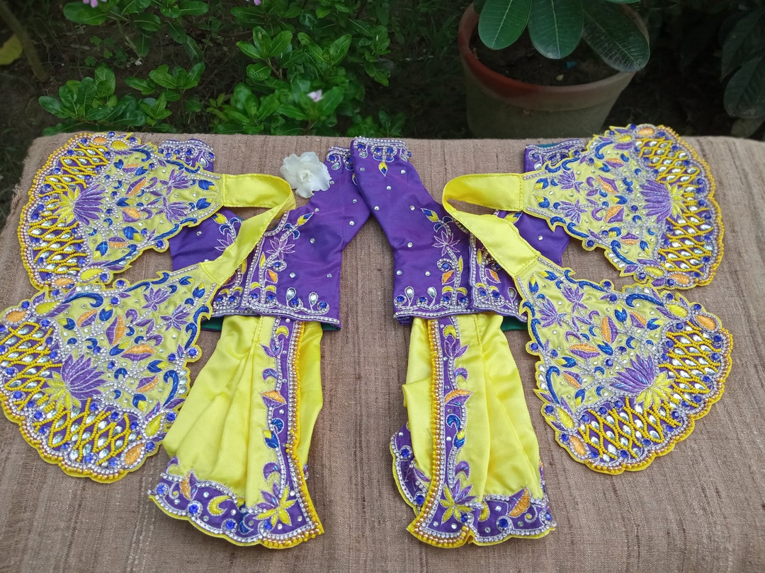 Hand Made Gaura Nitai Dress, Dhoti, Shawl and Kurta Set, for Size Read ...