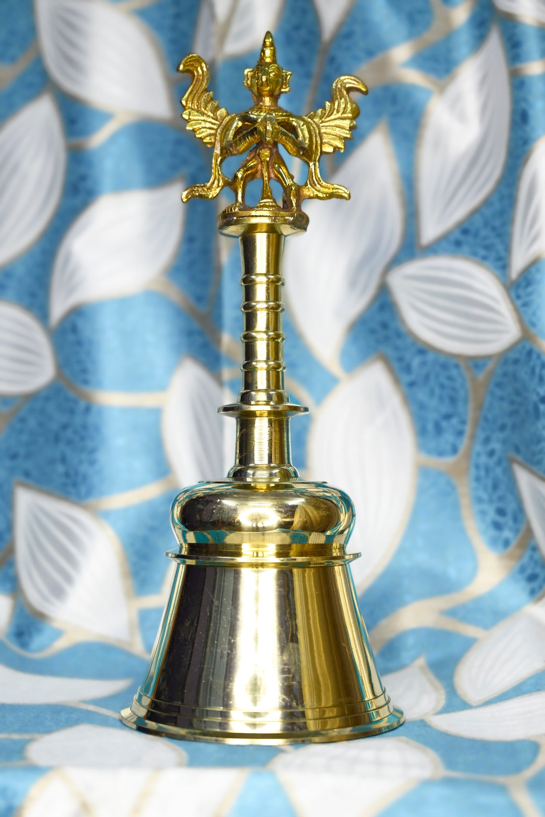 Big Size Brass Bell / Ghanta for Puja, Specially Designed for Temple ...
