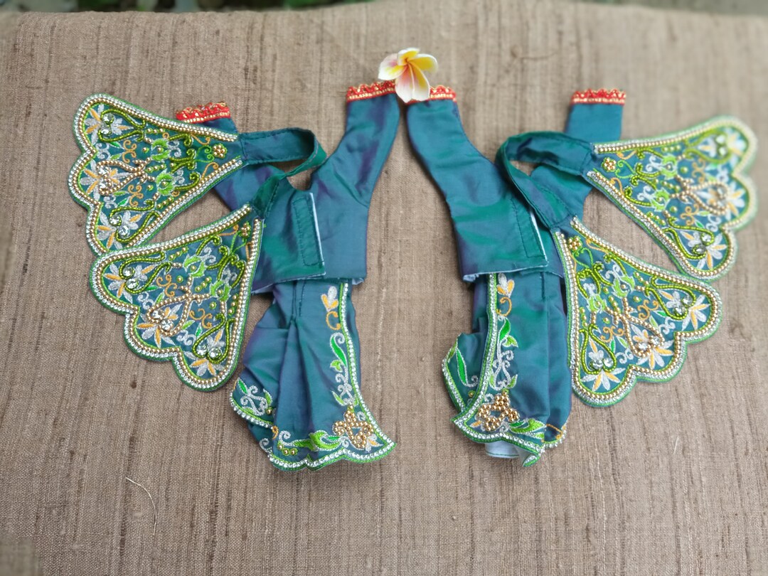 Gaura Nitai Embroidered Dress Dhoti Kurta and Shawl, for Size Read ...