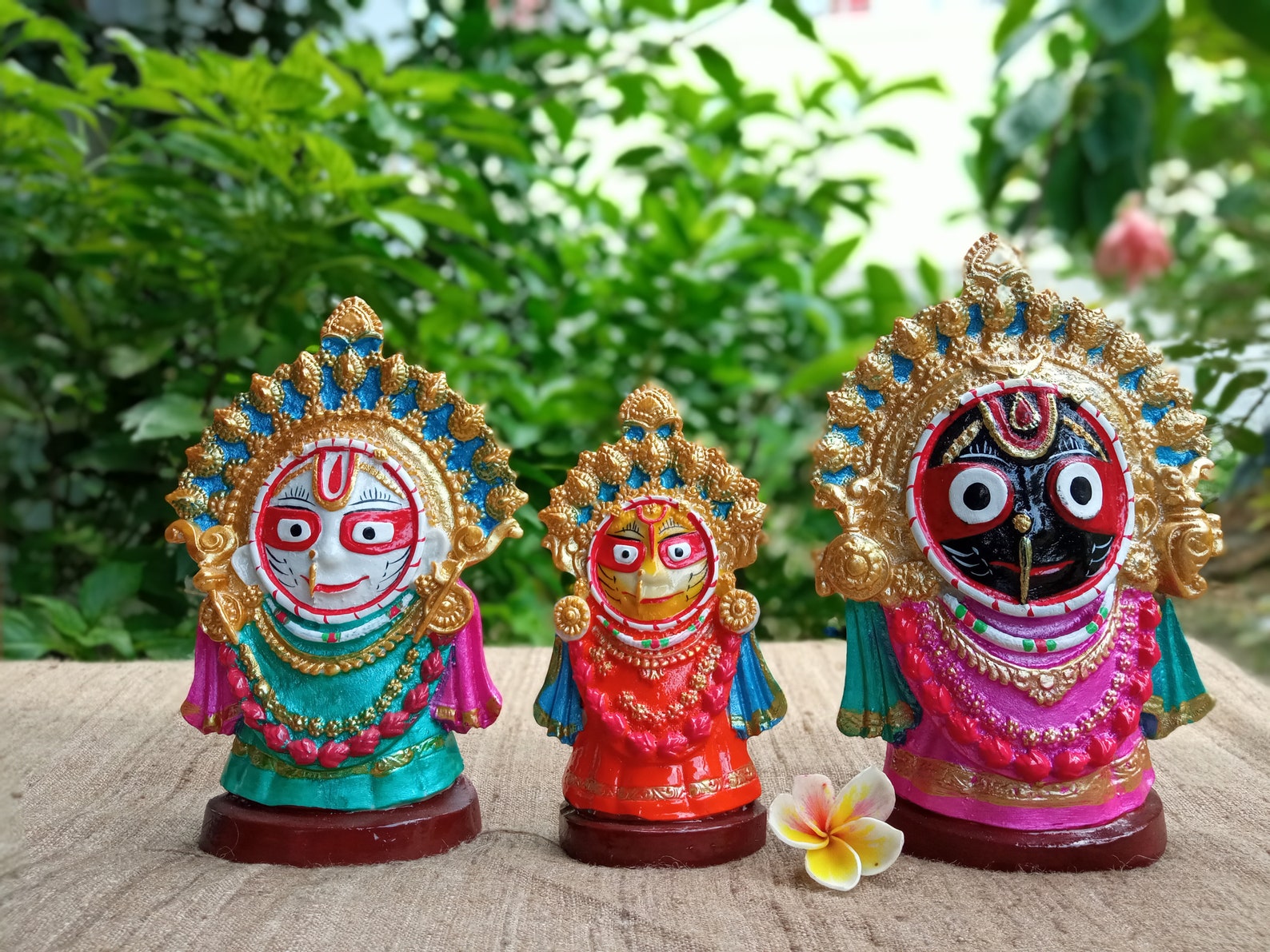 Beautiful Fiber Deity, Jagganath Baladev Suvadradevi Bigraha. Best ...