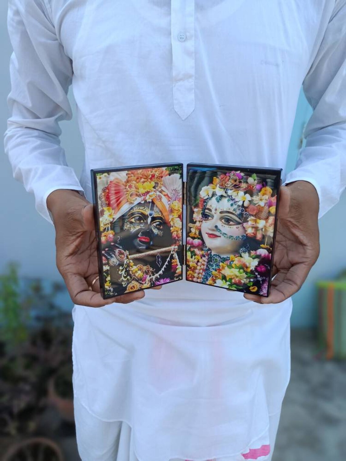 Iskcon Mayapur Radha Madhab Picture Size 46 Inches Laminated - Etsy