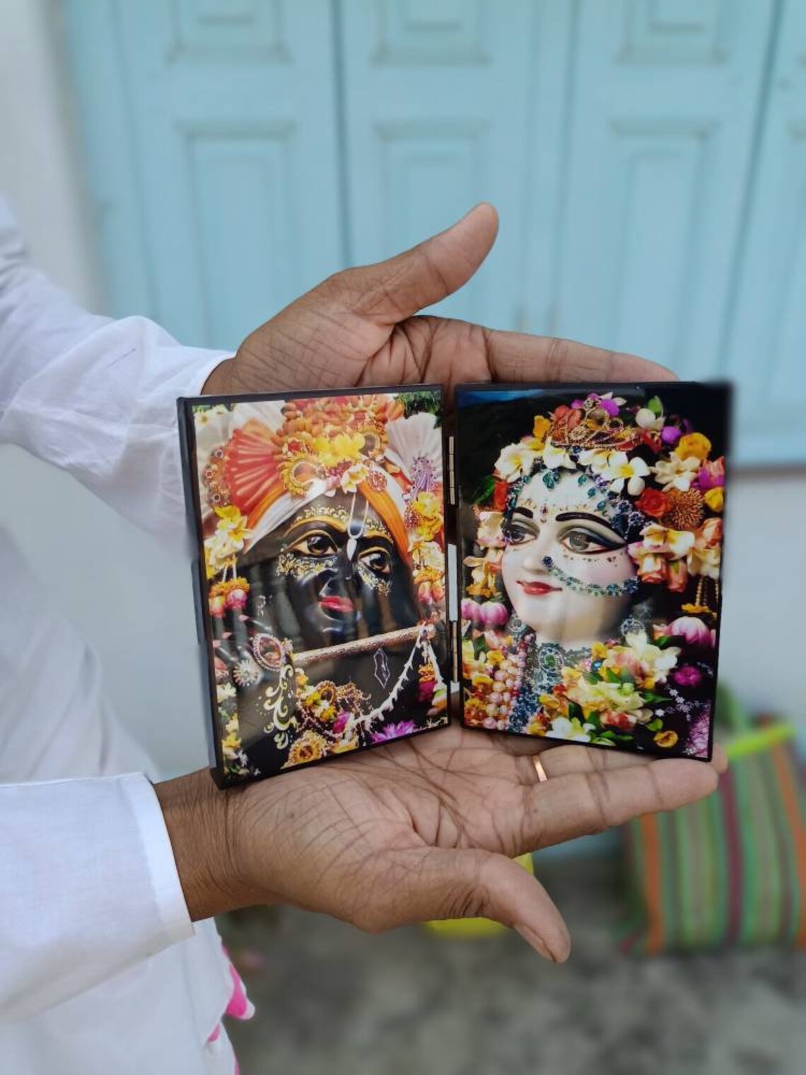 Iskcon Mayapur Radha Madhab Picture Size 46 Inches Laminated - Etsy