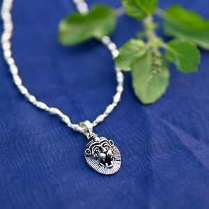 Narasimha Dev Silver Pendant a Symbol of Divine Protection and - Etsy