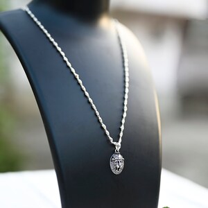 Narasimha Dev Silver Pendant a Symbol of Divine Protection and - Etsy