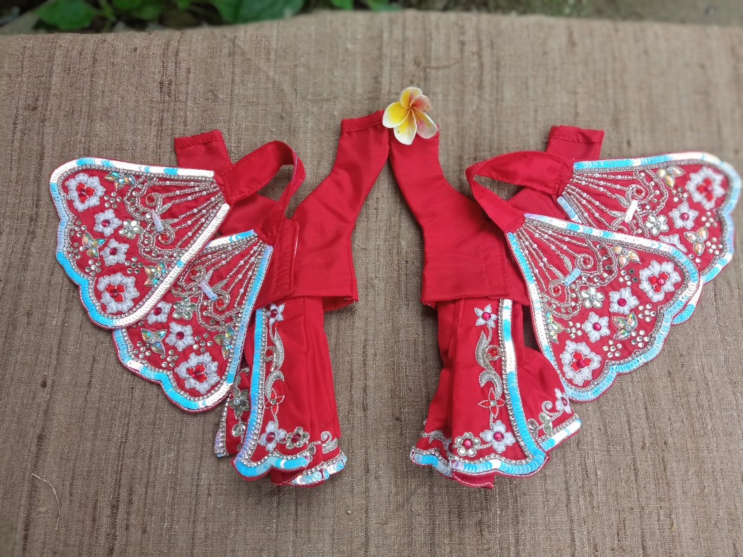 Gaura Nitai Embroidered Dress Dhoti Kurta and Shawl, for Size Read ...