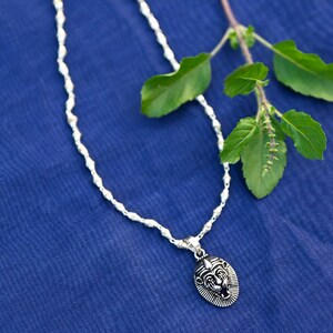 Narasimha Dev Silver Pendant a Symbol of Divine Protection and - Etsy