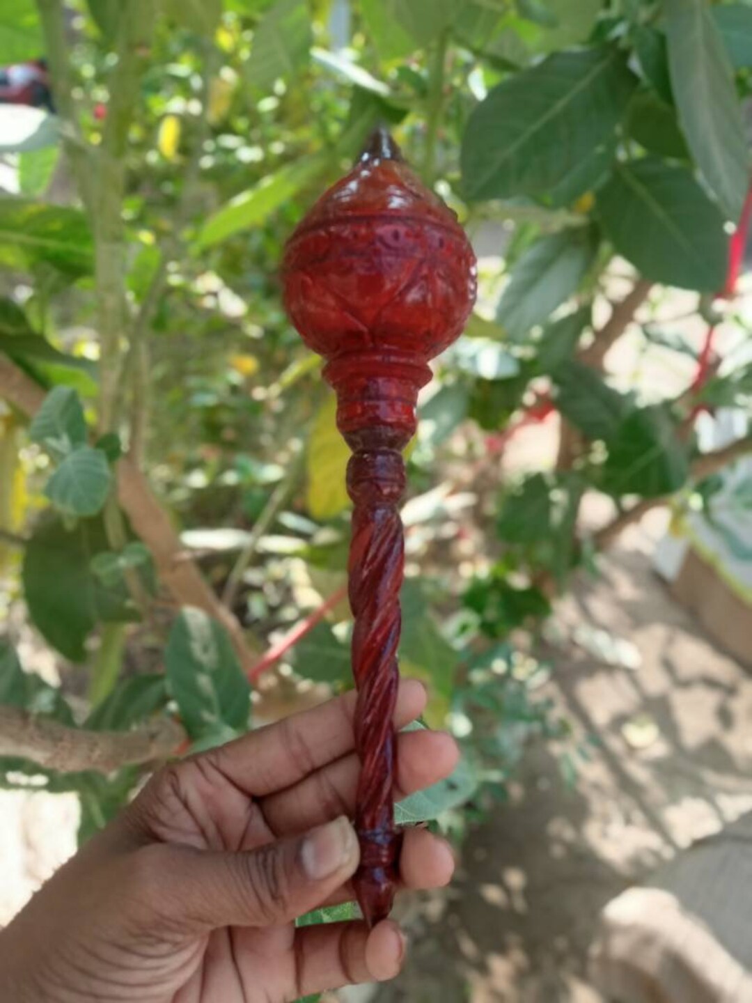 Wooden Hand Made Gada for Jagannath Size 10 Inches, Holy Things ...