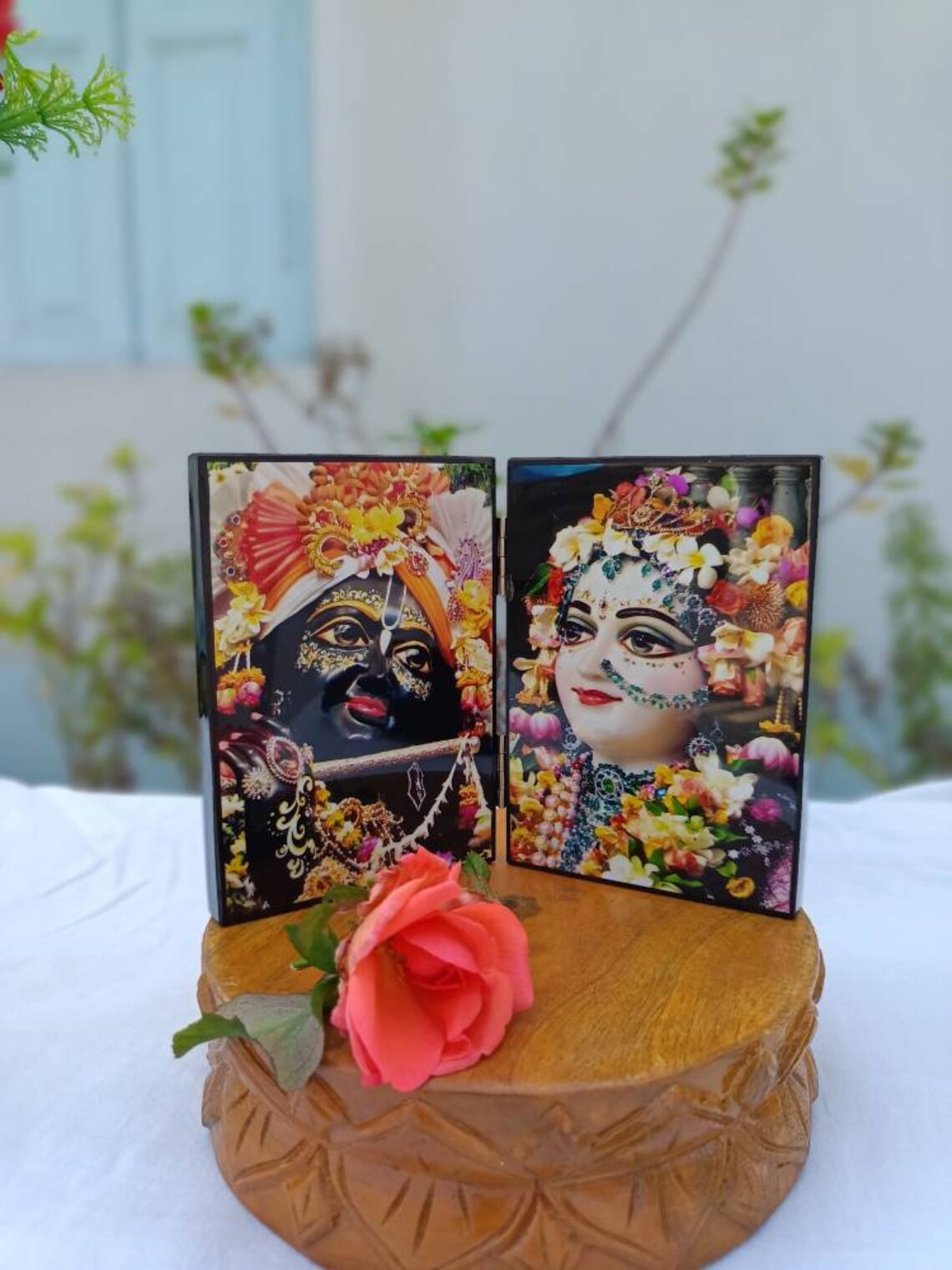 Iskcon Mayapur Radha Madhab Picture Size 46 Inches Laminated - Etsy