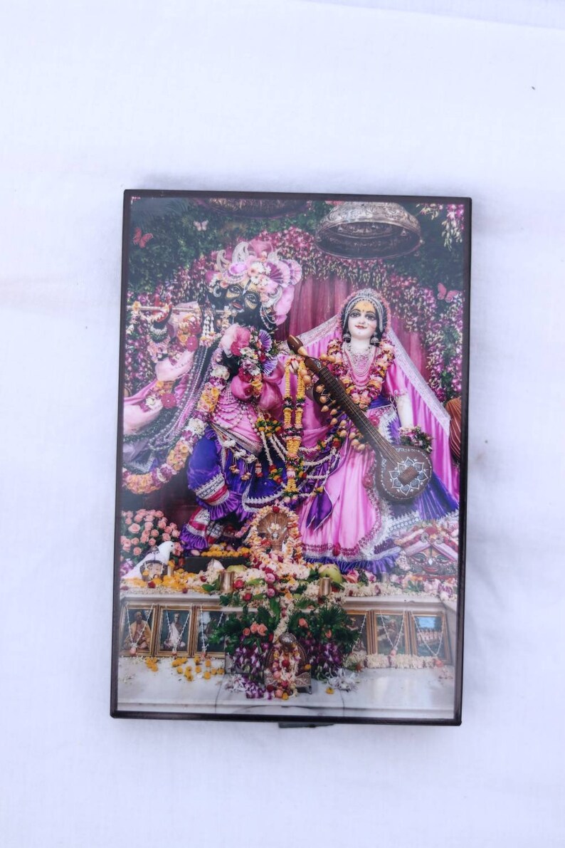 Iskcon Mayapur Radha Madhab Picture Size 4 6 Inches Holy - Etsy