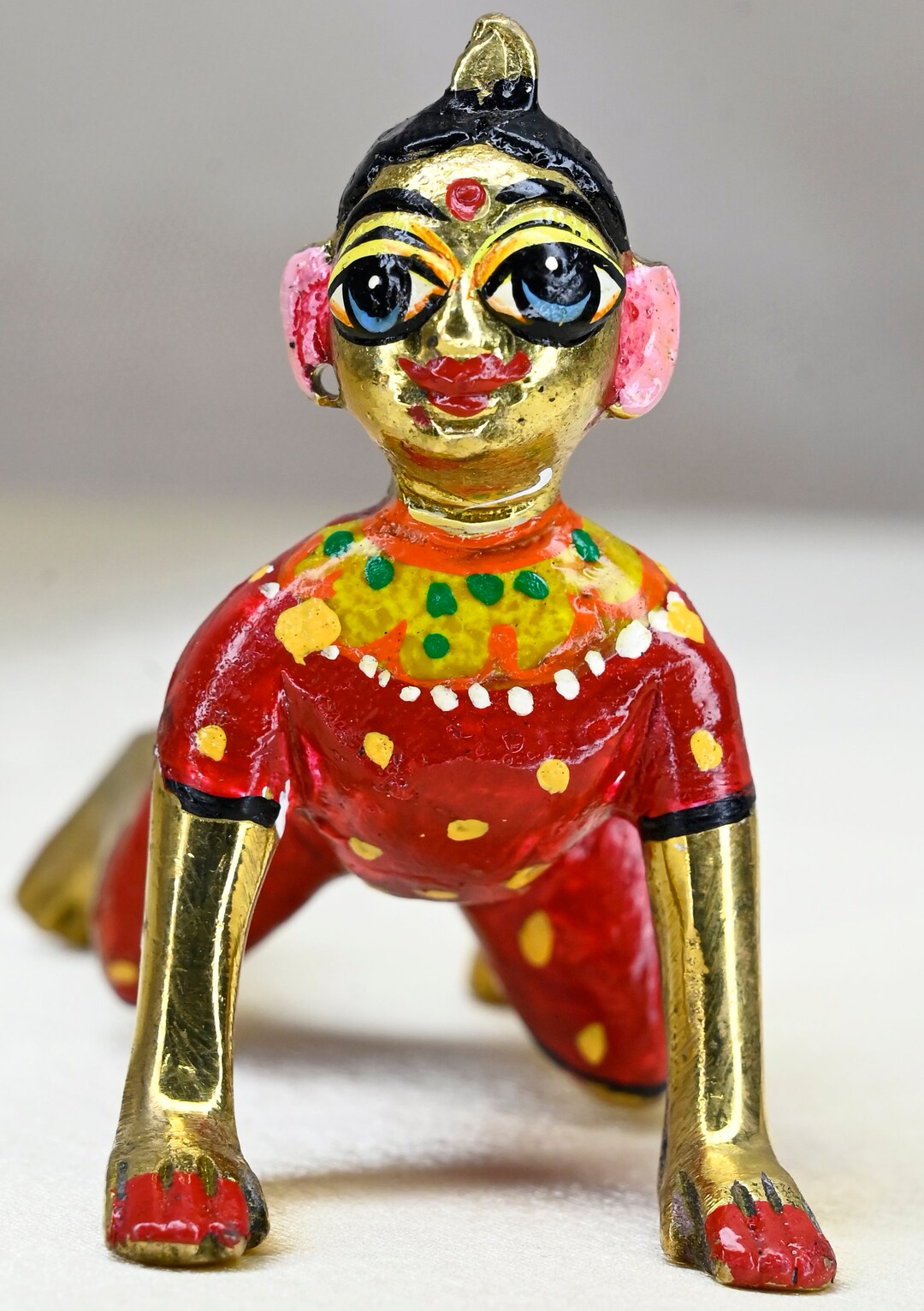 Brass Shree Radha Rani Idol/ Statue, Size - 9 Cm Beautifully Hand ...