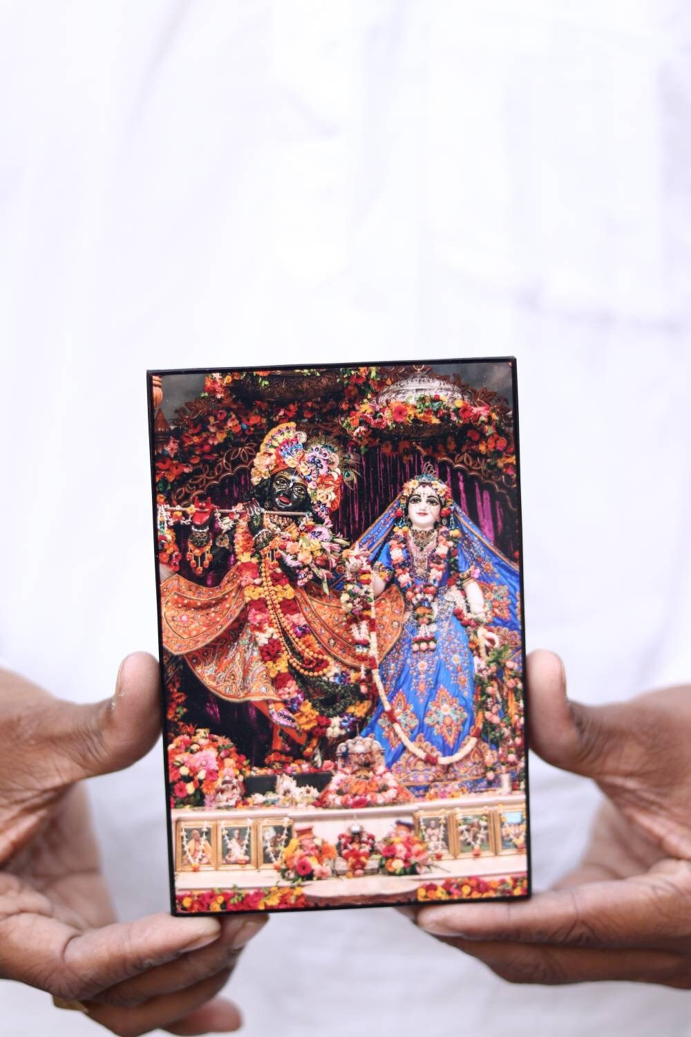 Iskcon Mayapur Radha Madhab Picture Size 46 Inches Holy - Etsy