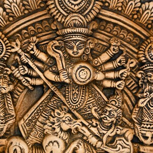 Terracotta Durga Idol a Timeless Masterpiece That Captures the Essence ...