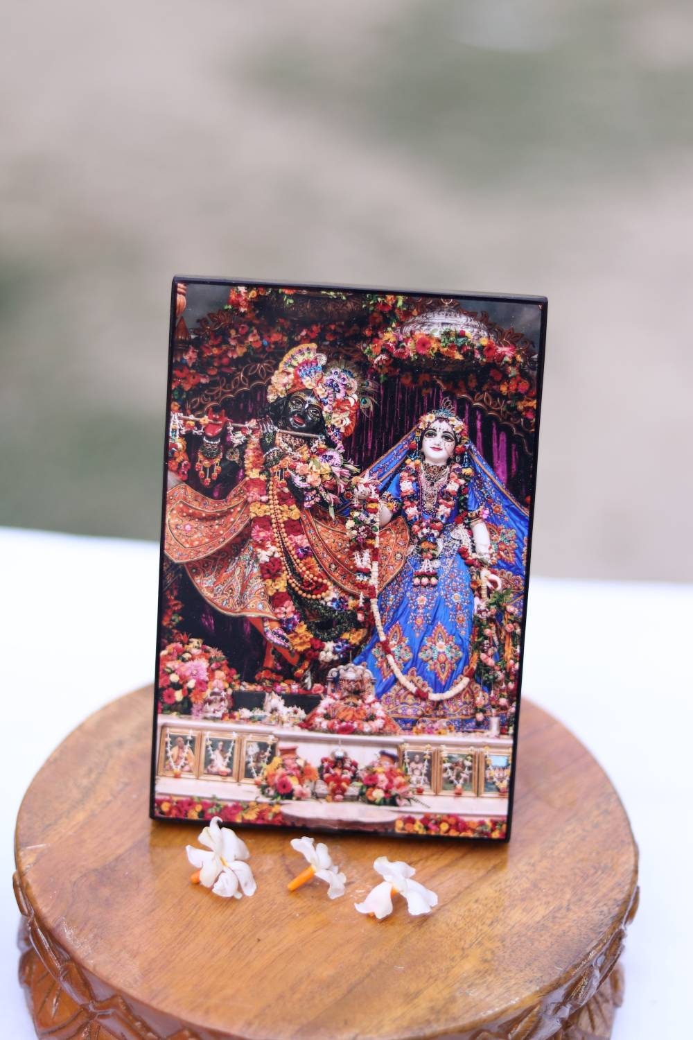 Iskcon Mayapur Radha Madhab Picture Size 46 Inches Holy - Etsy