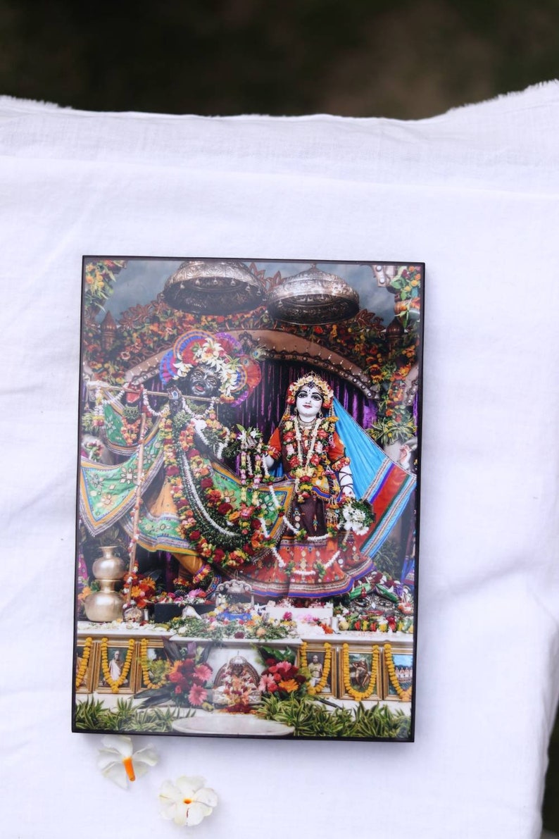 Iskcon Mayapur Radha Madhab Picture Size 57 Inches Holy - Etsy