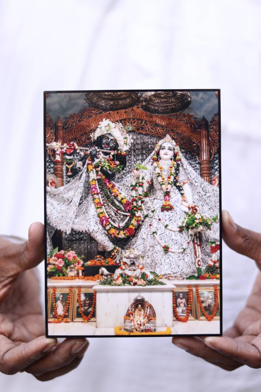 Iskcon Mayapur Radha Madhab Picture Size 4 6 Inches Holy - Etsy