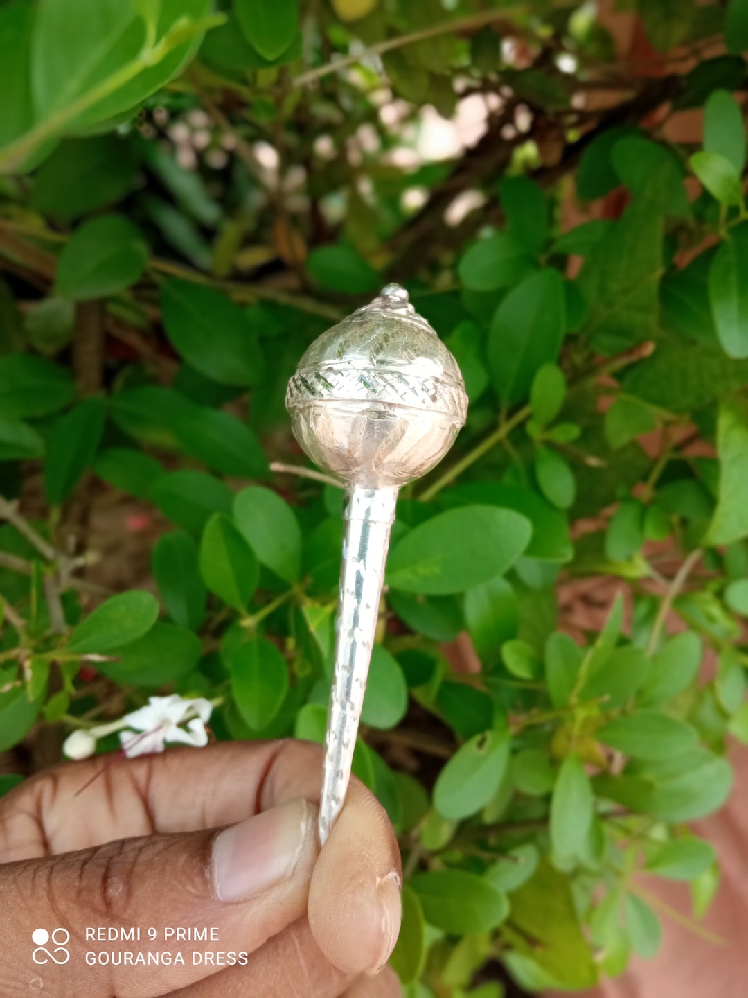 Pure Silver Hand Made Gada for Jagannath Size- 3 Inches, Holy Things ...