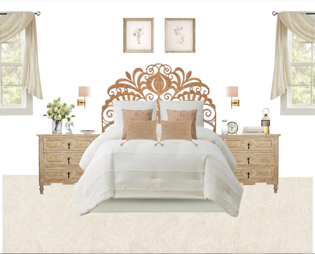 Bedroom Designfrom-scratch, Made to Orderwith Mood/design Board, or 3D ...