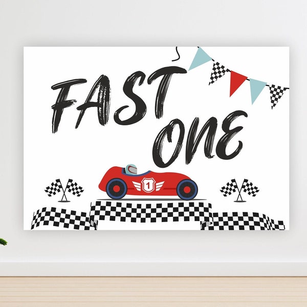 Fast One Birthday Decorations - Etsy