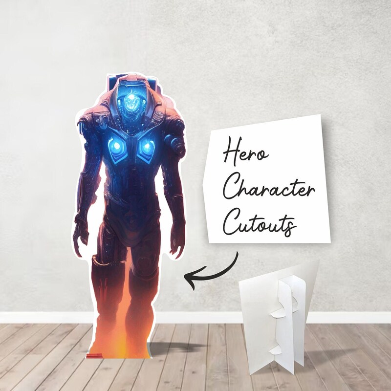Cardboard Cutout Anime - Etsy